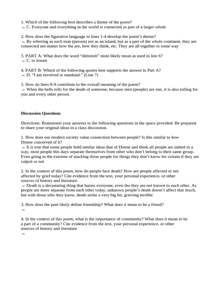 Actividad John Donne | PDF