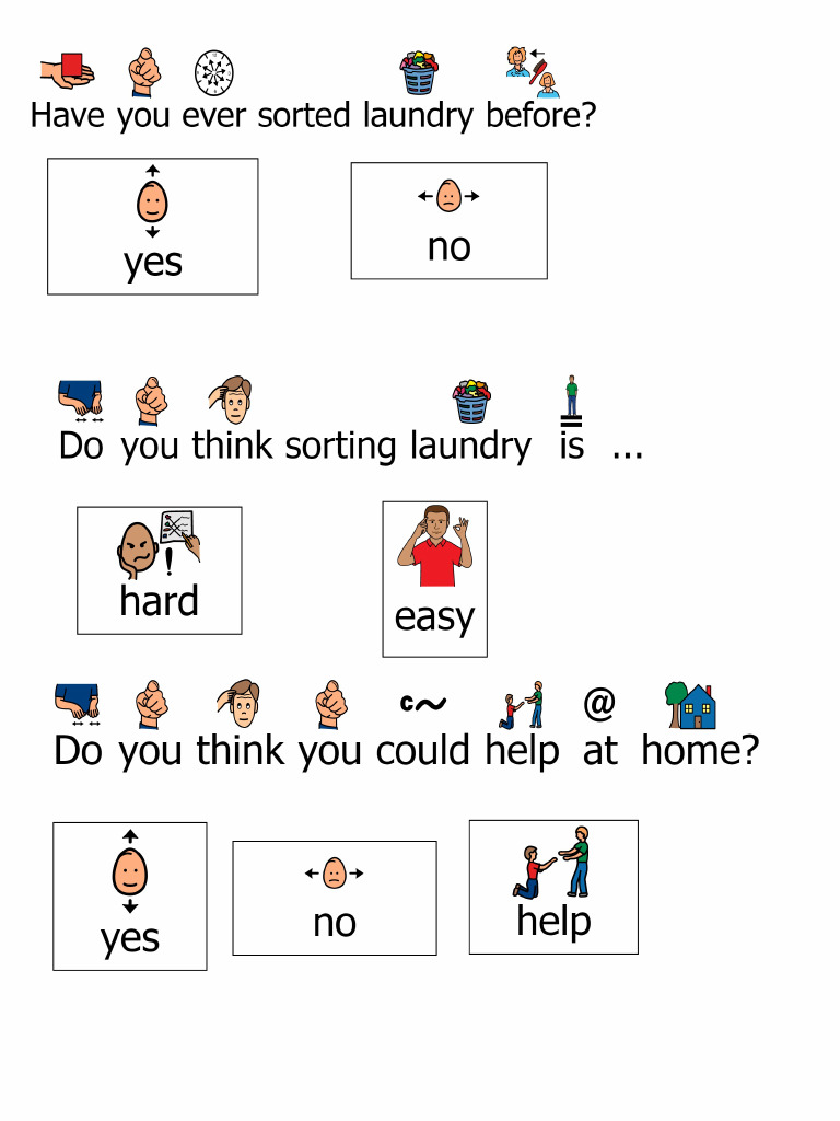 ADL Sorting Laundry | PDF