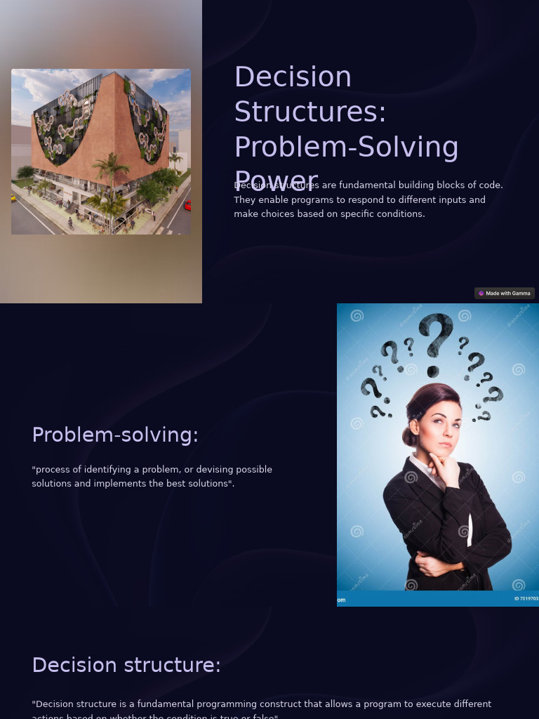 Decision Structures Problem Solving Power ICT Presentation | PDF | Control Flow | Computer Science