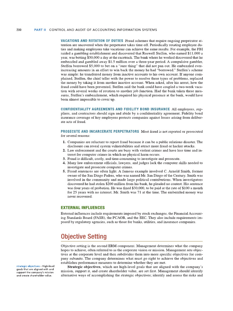 Control Objectives | PDF