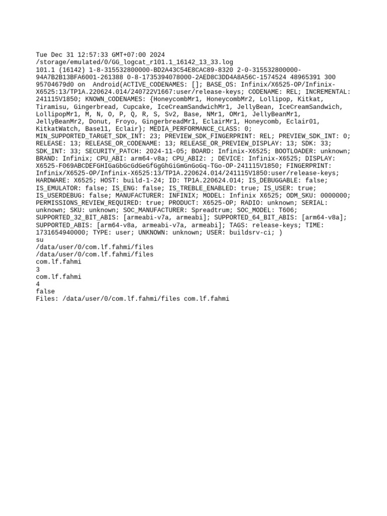 Android Log Analysis for Developers | PDF