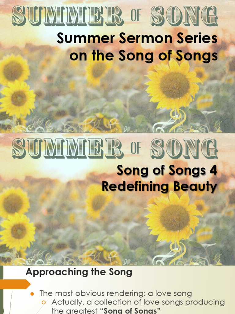 I Am Sharing 'SONG OF SONGS 4 August 11, 2024' With You | PDF | Song Of ...