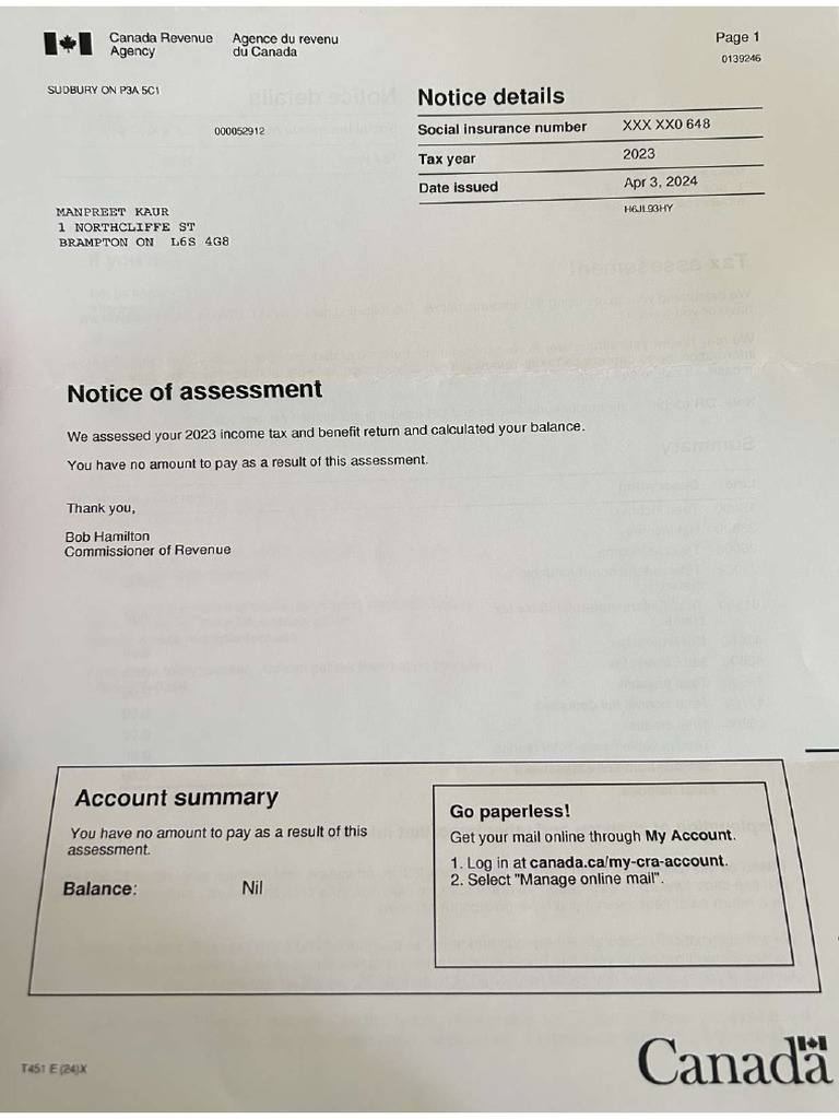 Tax Letter | PDF