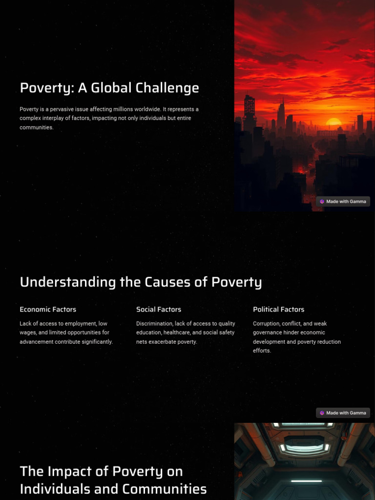 Strategies for Global Poverty Reduction | PDF | Poverty | Poverty ...