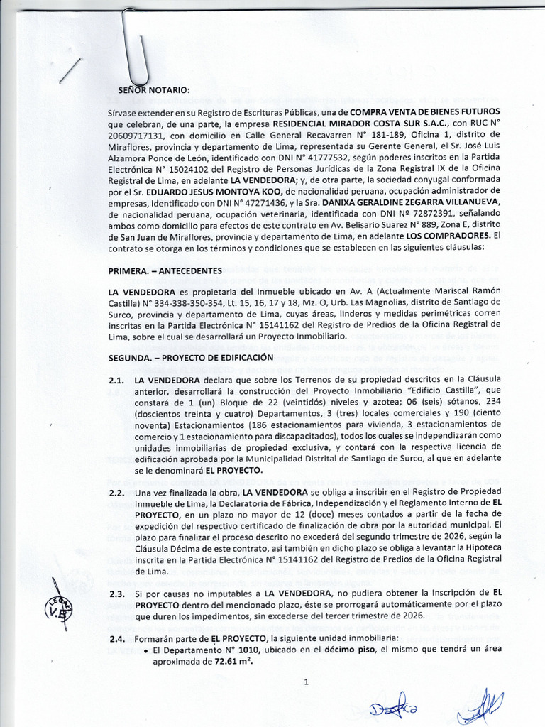 Contrato Depa | PDF