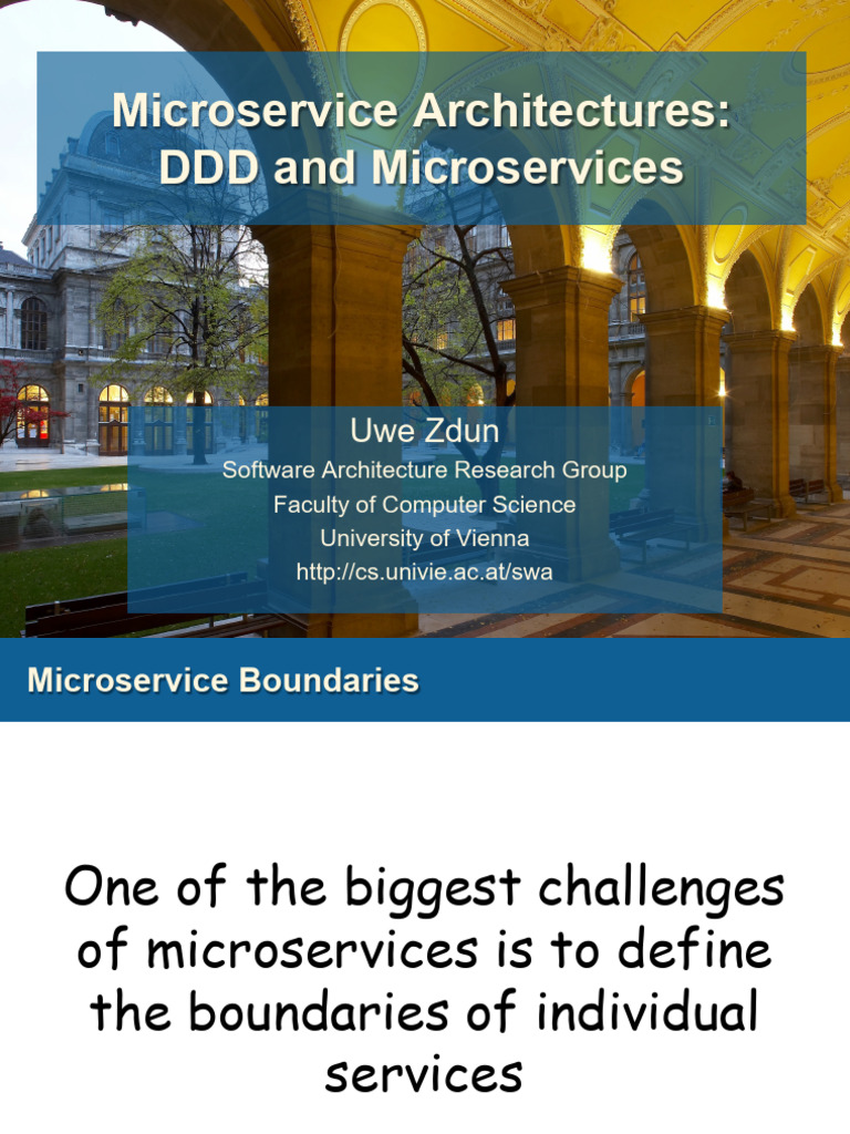Microservice Architectures 03 | PDF | Software Engineering | Computing