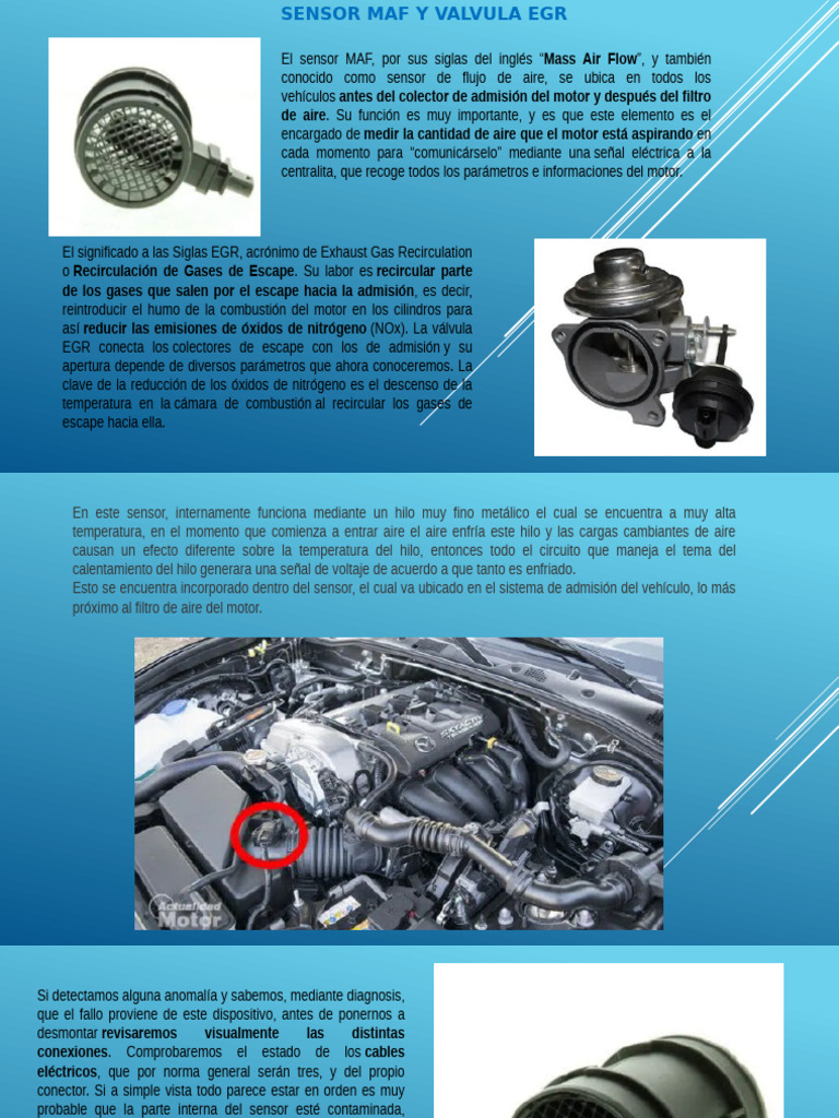 Sensor Maf y Valvula Egr | PDF | Motores | Ingeniería