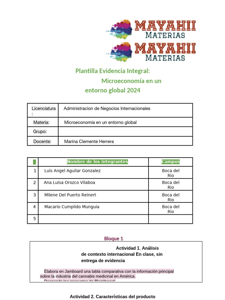 Microeconomía y CBD: Proyecto CalmiGen | PDF | Mercado (economía ...