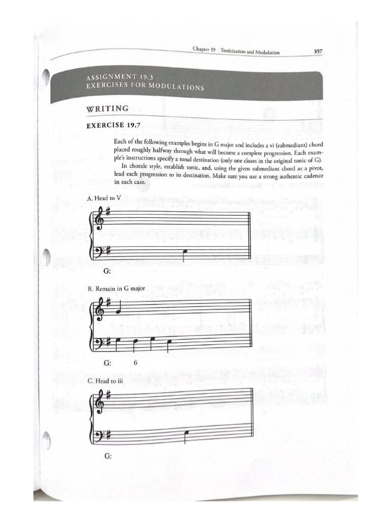 Chapter 19 Tonicization and Modulation | PDF