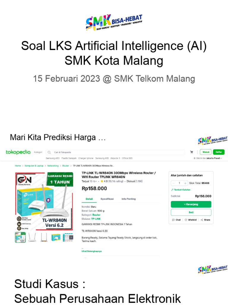 Koding Gambar untuk Prediksi Harga Produk | PDF