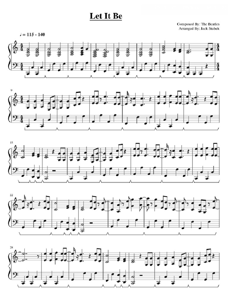 Let It Be 1 | PDF