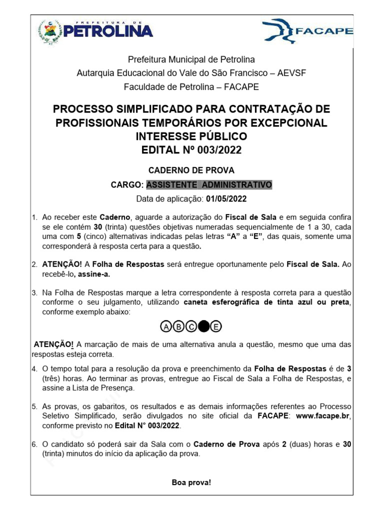 Assistente Administrativo | PDF | Html | Microsoft