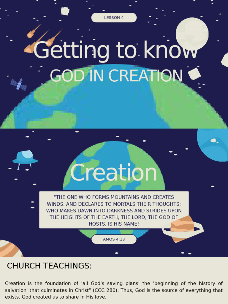 Rs PPT For Lesson 4 - 20241202 - 063613 - 0000 | PDF | Genesis Creation Narrative | God
