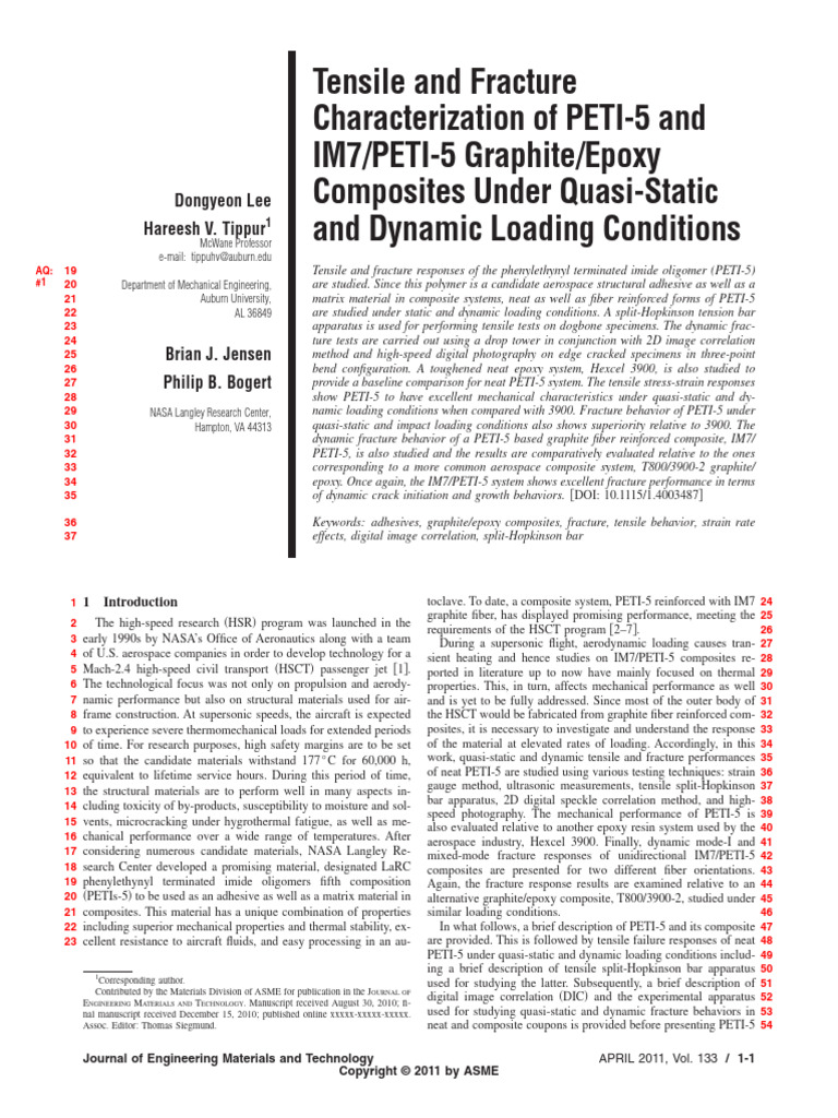 2011.133 - J Engineering Materials and Technology | PDF | Composite ...