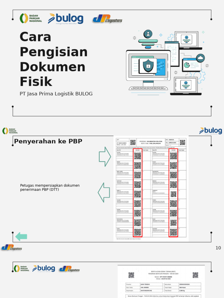 Tutorial Pengisian Dokumen Fisik | PDF