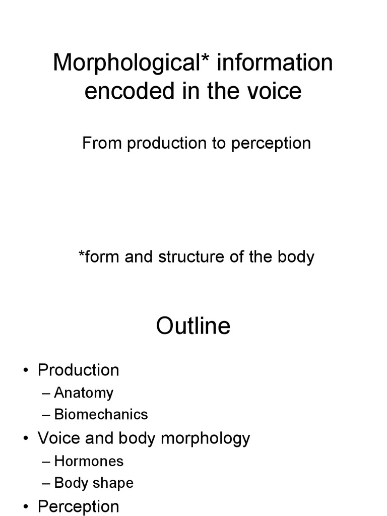 Harvard Linguistics 115a Lecture Slides | PDF | Human Voice | Larynx