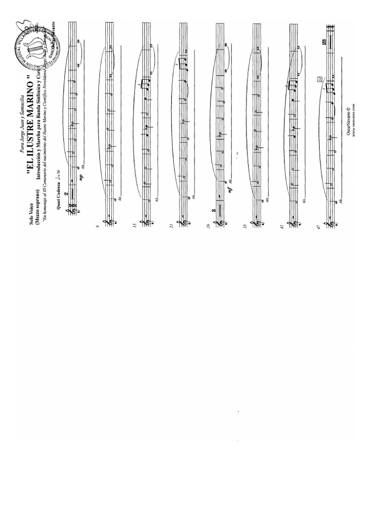 mezzo soprano ilustre marino | PDF