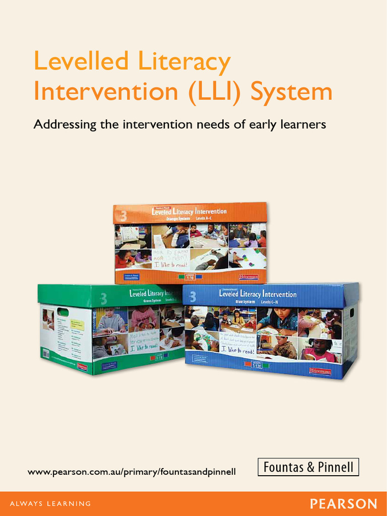 LLI Green System Lesson Guide | PDF | Phonics | Reading Comprehension