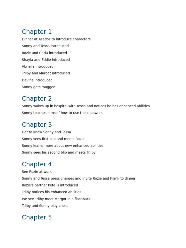 Updated Outline | PDF