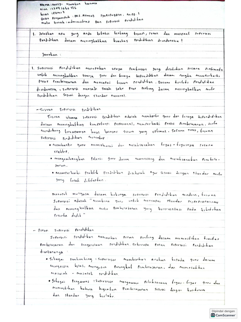 Mesyi uswatun k. Nim 23041060226 , UAS ADMIS | PDF