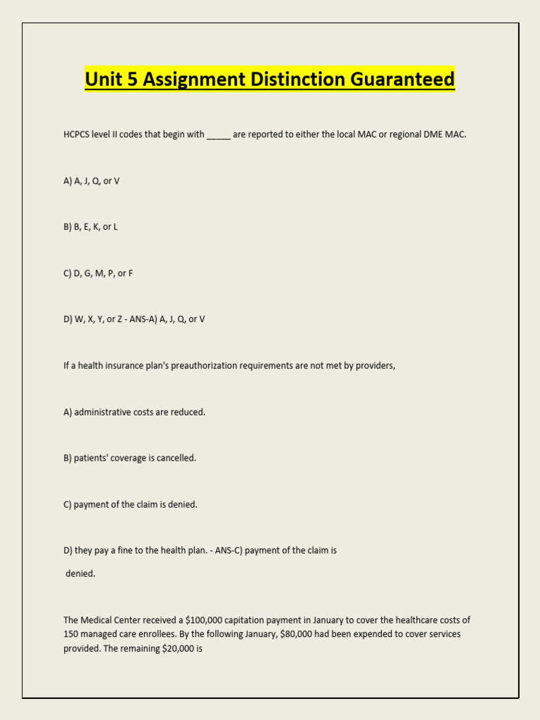 HCPCS Level II Coding Overview | PDF | Medicare (United States ...