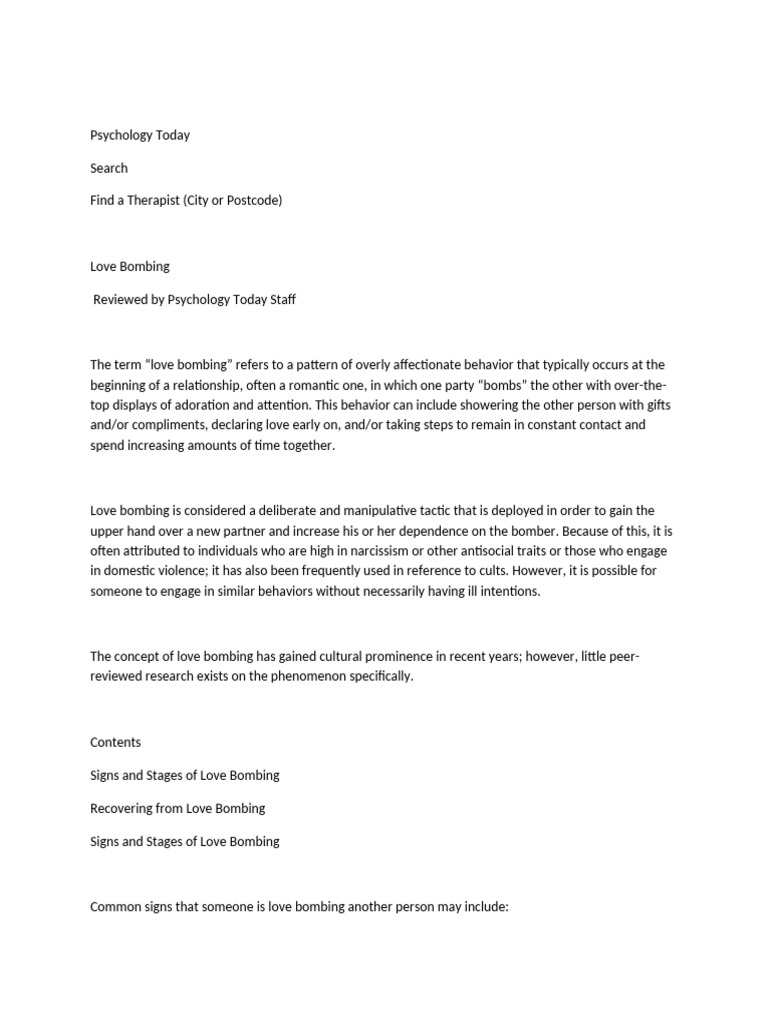 Psychology Toda-WPS Office | PDF | Narcissism | Love