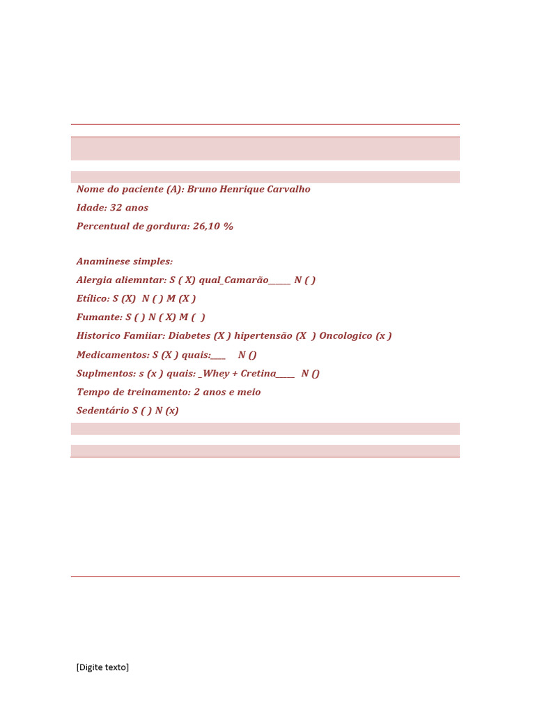 Plano Dietetico | PDF | Caldo | Fritar (culinária)