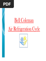 2 Bell Coleman Cycle | PDF | Refrigeration | Thermodynamics