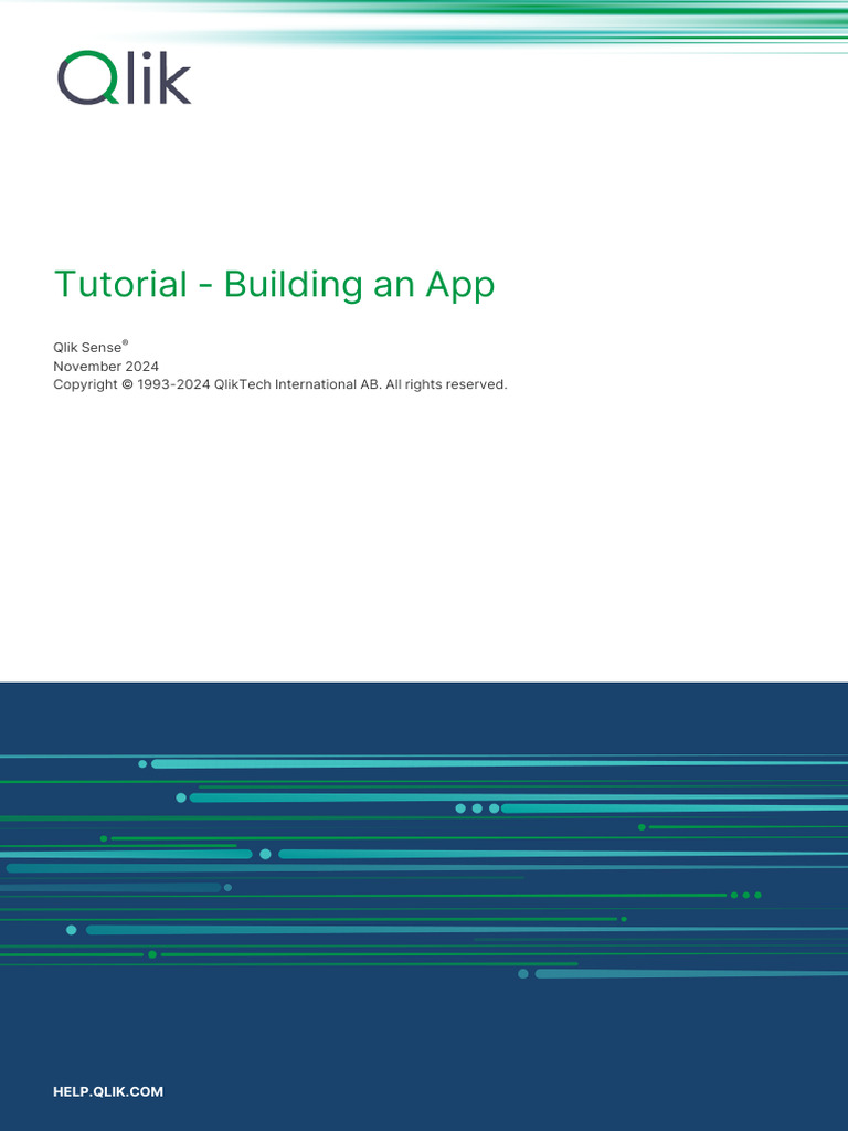 Qlik Sense Tutorial Building An App 1735606393 | PDF | Computer File ...