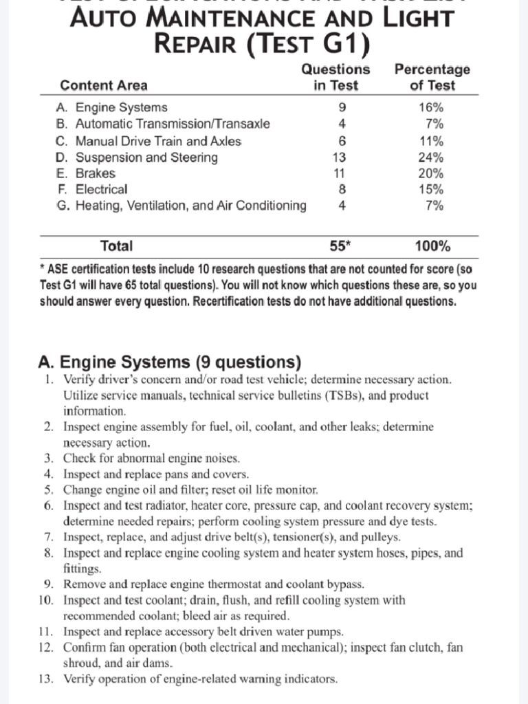 Test Specifications | PDF