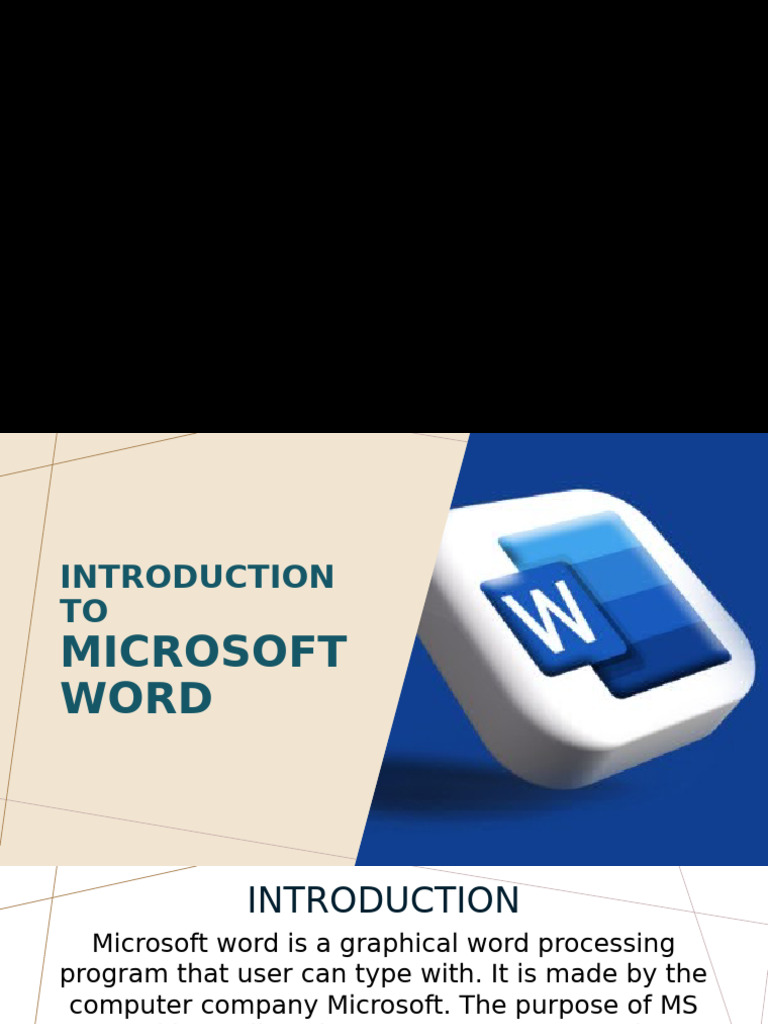 Introduction To Microsoft Word (G8) | PDF | Microsoft Word | Written ...