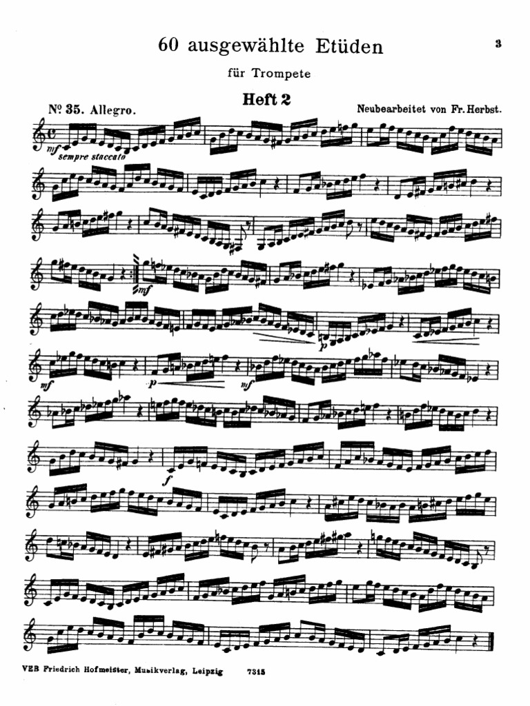 06 C. Kopprasch - 60 Wybranych Etiud CZ - II | PDF