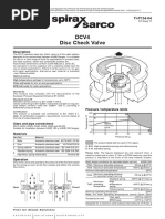 Spirax Sarco SDCV Split Disc Check Valves | PDF | Valve | Stainless Steel