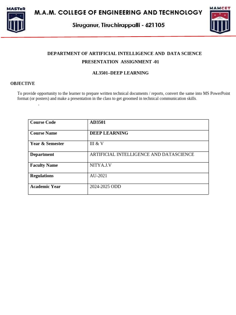 Assignment 01 Ppt Dl | PDF | Applied Mathematics