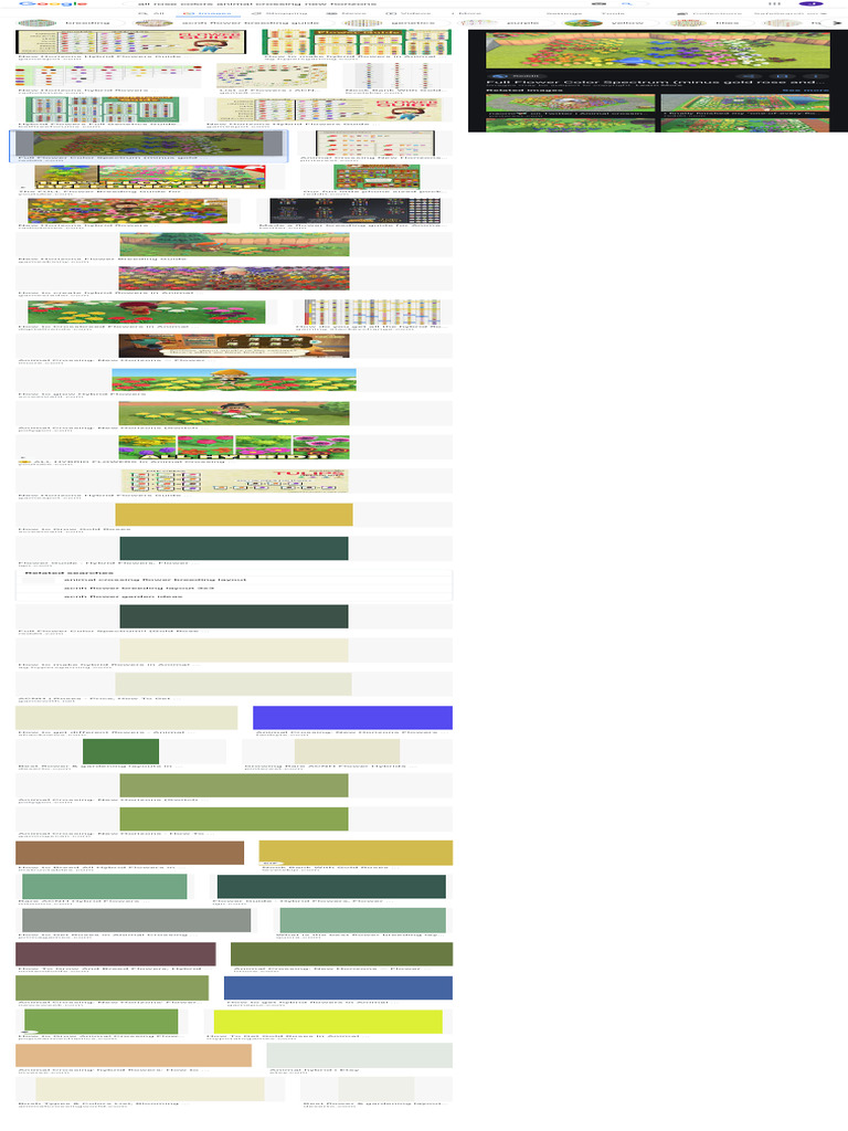 All Rose Colors Animal Crossing New Horizons - Google Search | PDF ...