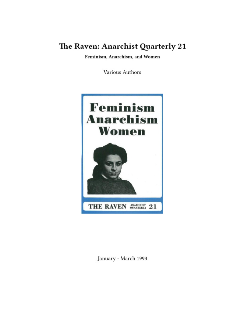 Various Authors The Raven Anarchist Quarterly 21 | PDF | Anarchism ...