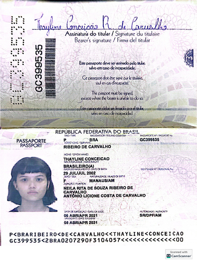 Passport Scan | PDF