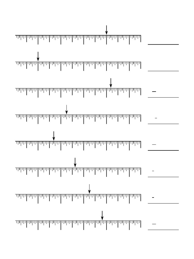 Tape Measure Reading Worksheets & Answers | PDF