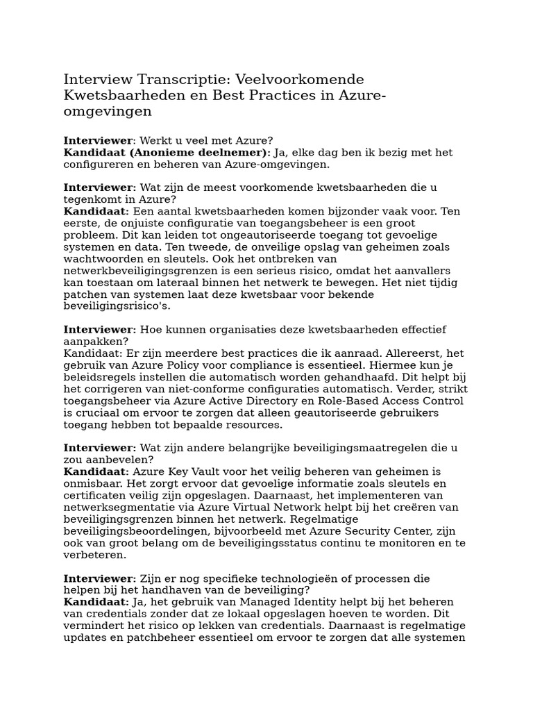 Interview Indepth | PDF