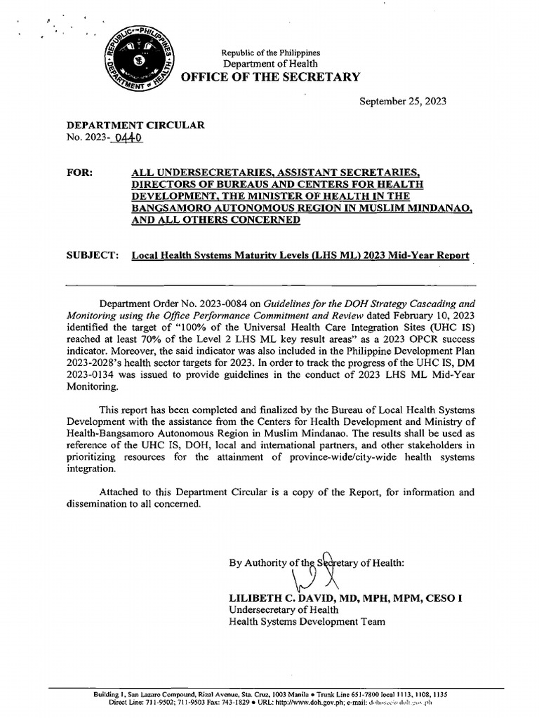 2023 Mid-Year Report on Local Health Systems | PDF | Health Care ...