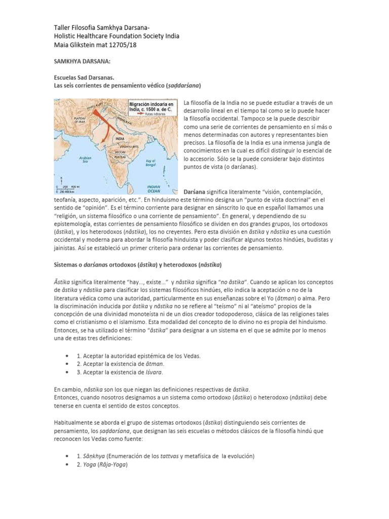 Curso Samkhya Yoga - Maia | PDF | Filosofía india | Yoga