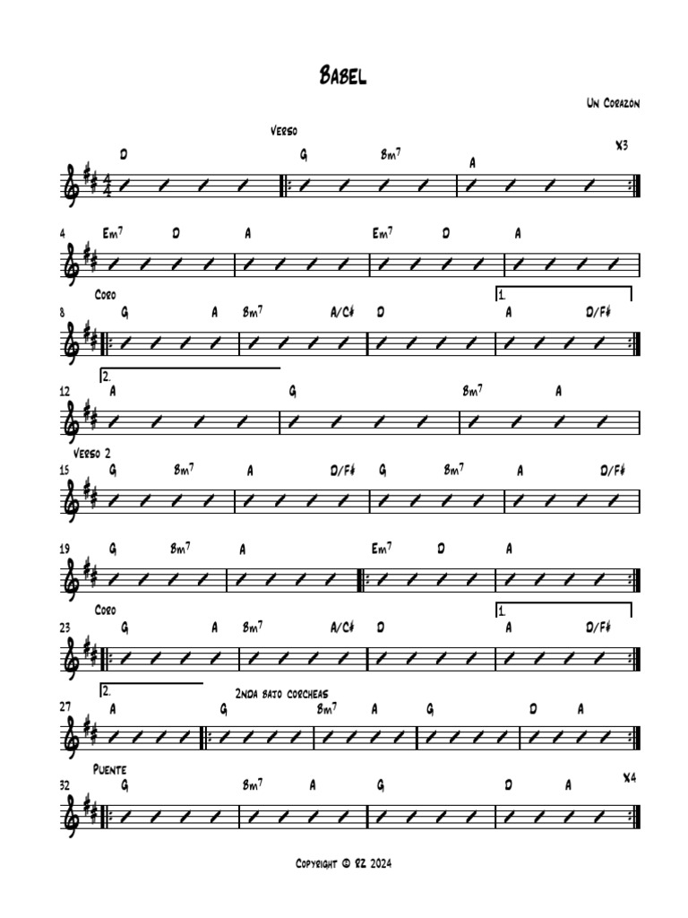 Babel - Full Score | PDF