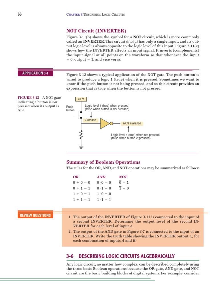 2.2.2.1 CNTR 1251 Digital Logic 2 text book | PDF | Logic Gate | Boolean Algebra