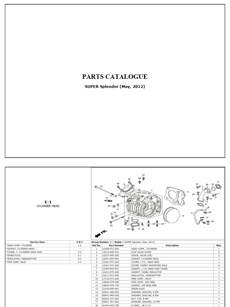 .Super Splendor | PDF | Clutch | Engines