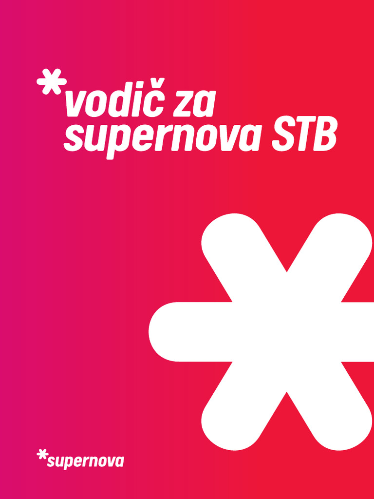 Supernova Uputstvo Za STB | PDF