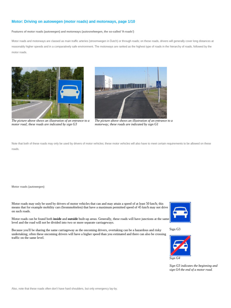 Drivers License Netherlands English | PDF | Traffic | Controlled Access ...