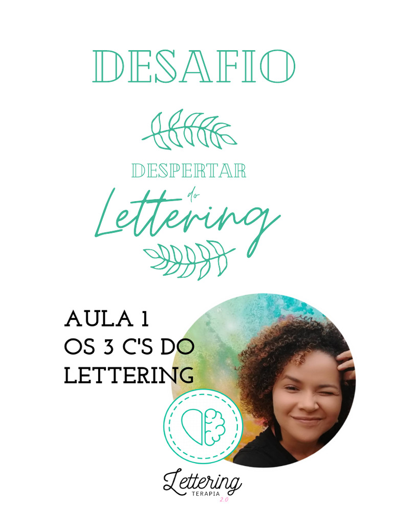 Fundamentos do Lettering em Português | PDF | Desenho