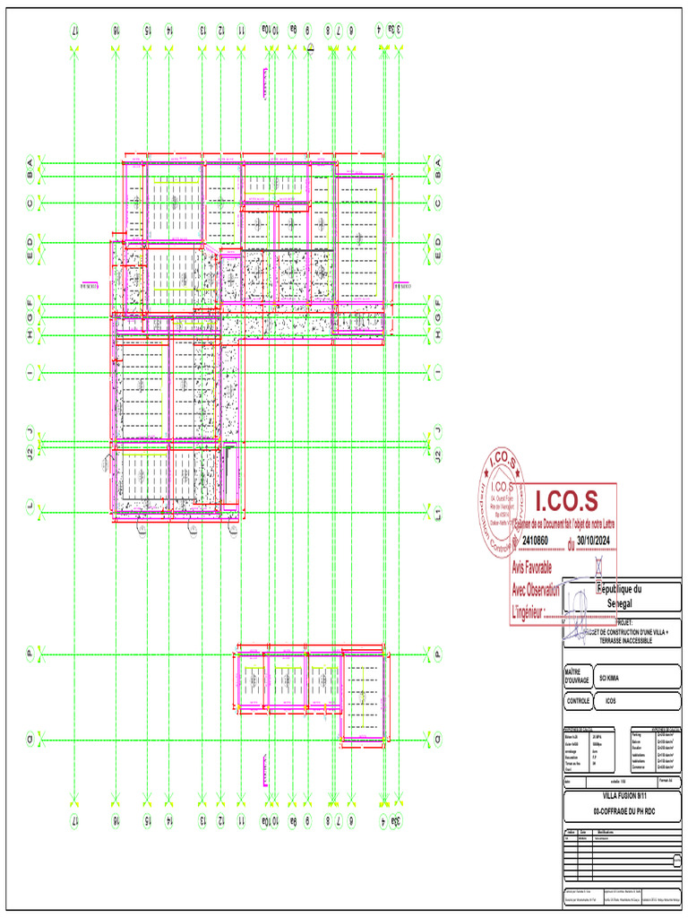 Ba Kimia Villa 9 11 Plan PH RDC 30102024 | PDF