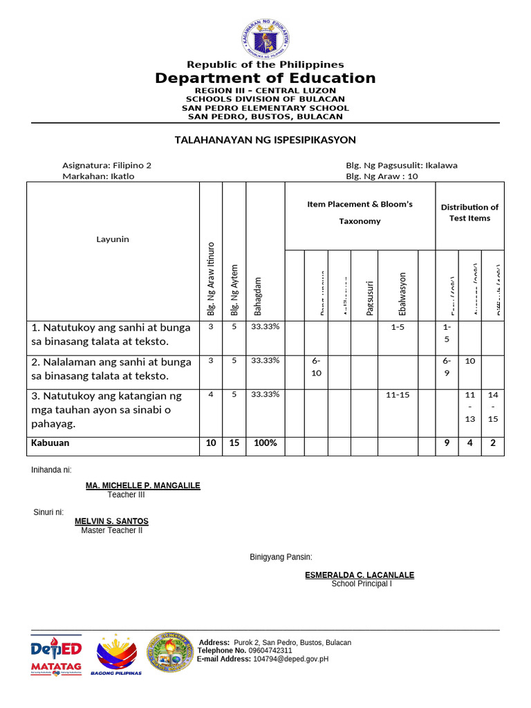 FIL2-ST2-Q3-FINAL (1) | PDF