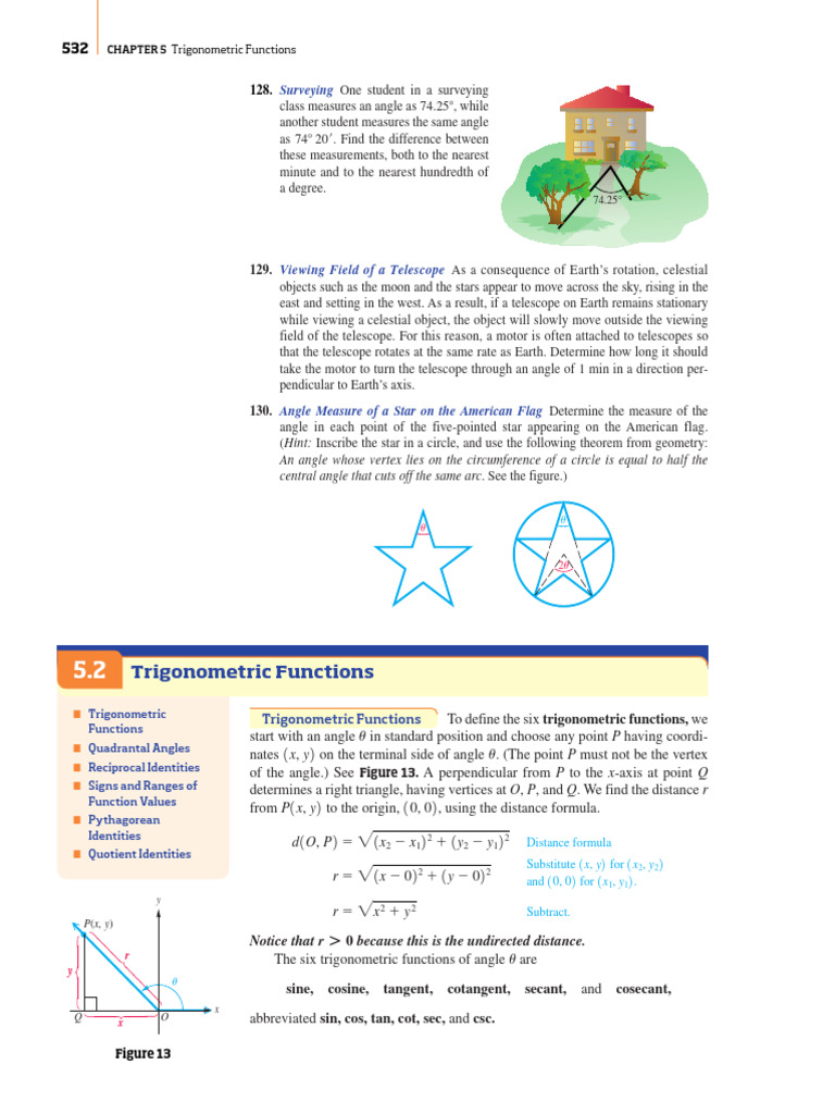 5 2 Trigonometric Functions. 1 | PDF | Trigonometric Functions | Functions And Mappings